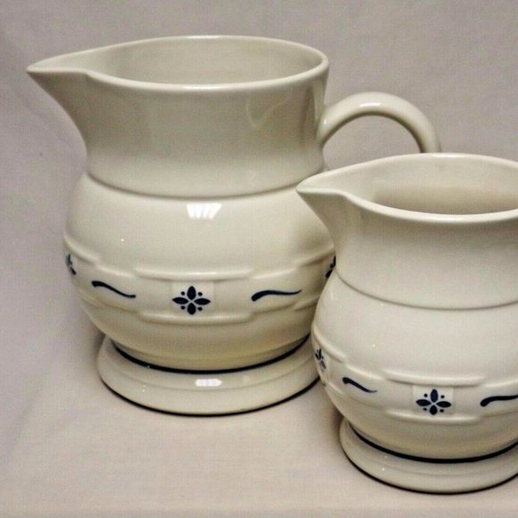 Longaberger Pottery | Dining | Longaberger Pottery Set Of 2 Milk Juice ...